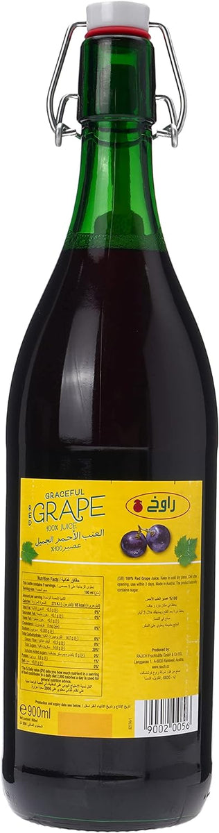 Rauch Red Grape Juice Bottle – Box of 12 Piece – 900 ml