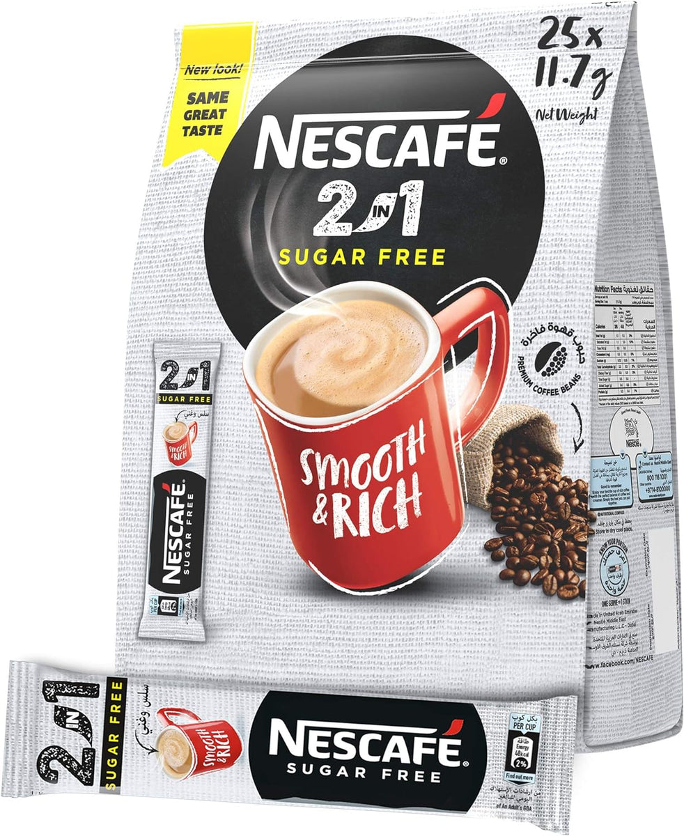 Nestle Nescafe 2 In 1 – Box Of 25 Pieces – 11.7 G