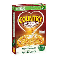 Nestle - Country Corn Flakes Cereal - Box Of 14 Pieces - 375 G