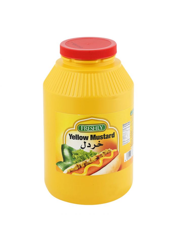 Freshly Yellow Mustard – Box Of 4 Pcs – 1 gal For Piece