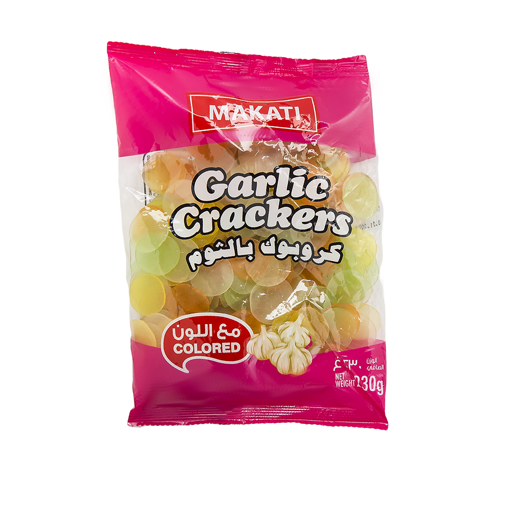 Makati Crackers Clour Garlic – Box Of 30 Pieces – 230 G