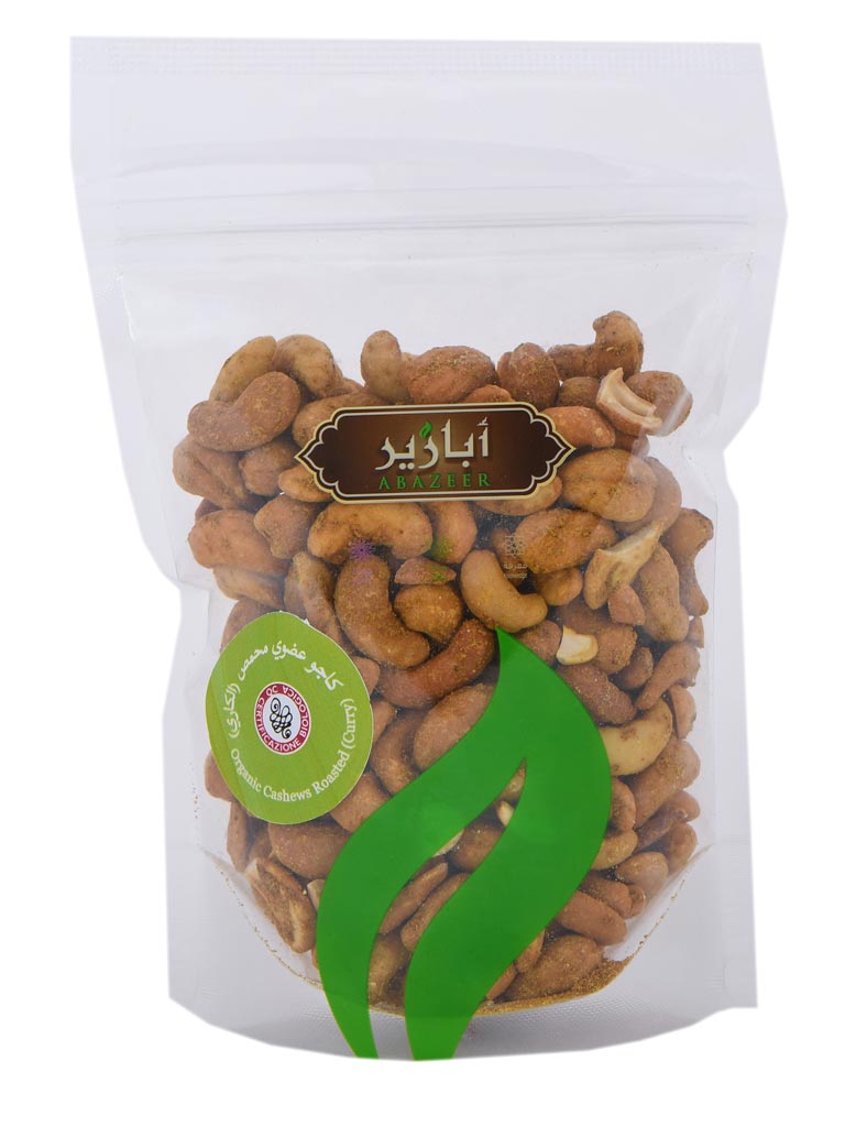 Abazeer - Organic Cashews Roasted With Curry - 250g